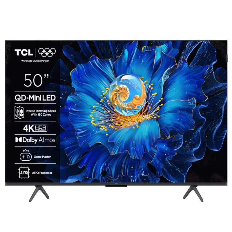 Televizor TCL 50C6KS/MiniLED/50″/4K/60Hz/Google TV/crna