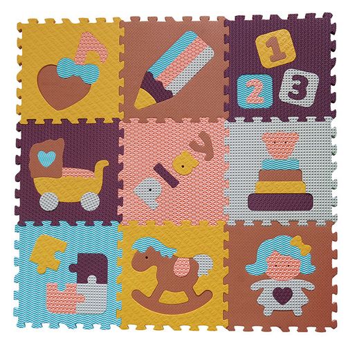 Baby Great Podne puzzle Premijum klase "Ćerke-majke" (braon)