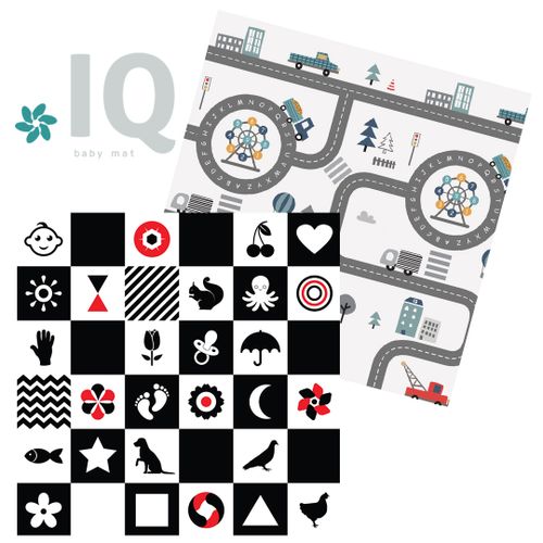 IQ sklopiva podloga Kontrasti+Staza 150x200 cm