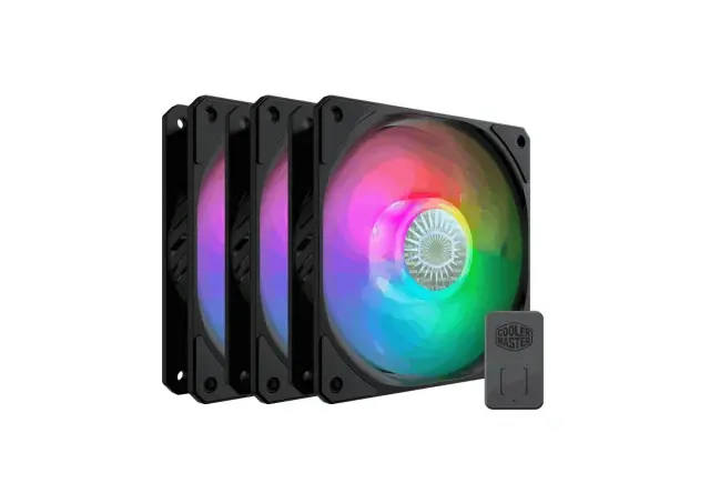 Cooler Master Set 3 ventilatora i kontroler SickleFlow Edge 120 ARGB MFX-B2DN-253P2-R2
