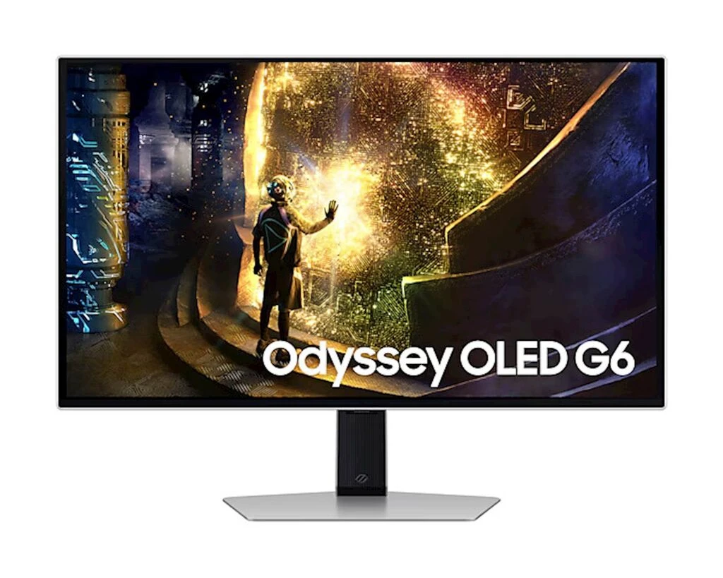 Samsung monitor Odyssey G61SD, 27", QHD, 240Hz, OLED, 0.03ms, 250cd, 2xHDMI, DP, 2xUSB, srebrna boјa