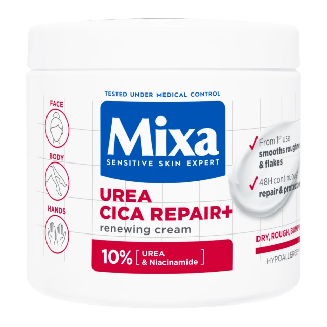 Mixa Urea Cica Repair obnavljajuća krema za suvu kožu 400 ml
