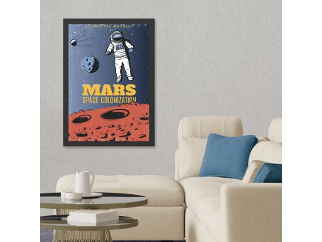 WALLXPERT Dekorativna slika Mars (40 x 55)
