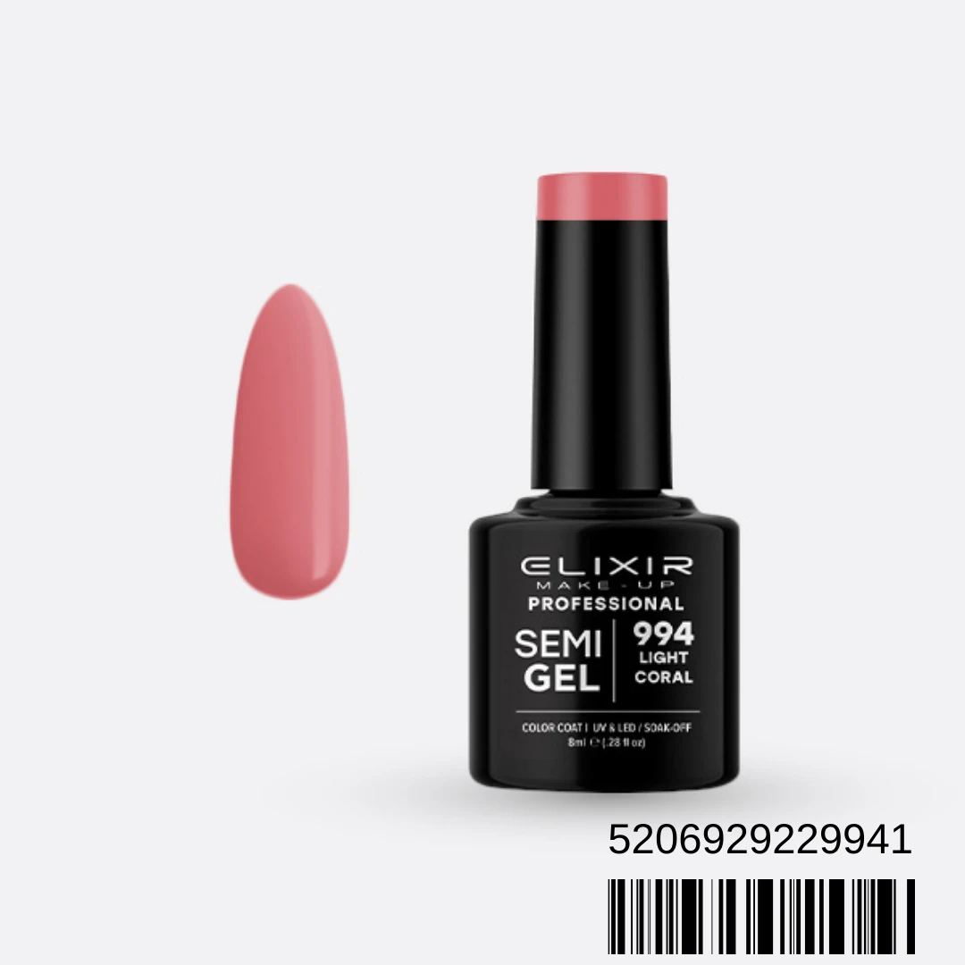 ELIXIR SEMI GEL LAK U BOJI 8ML 994 LIGHT CORAL