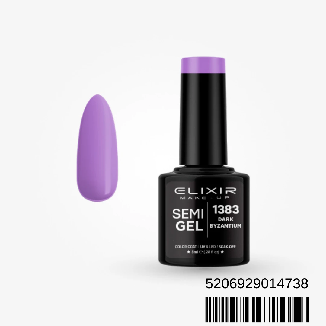ELIXIR SEMI GEL LAK U BOJI 8ML 1383 DARK BYZANTIUM