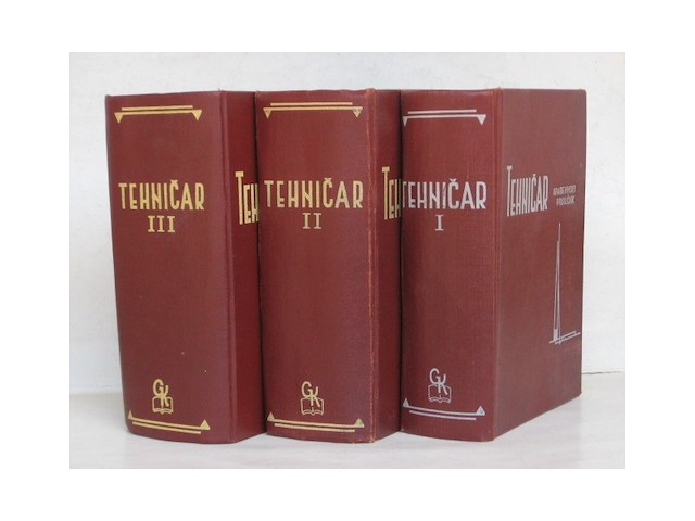 gr - TEHNICAR I - III gradjevinski prirucnik - komplet