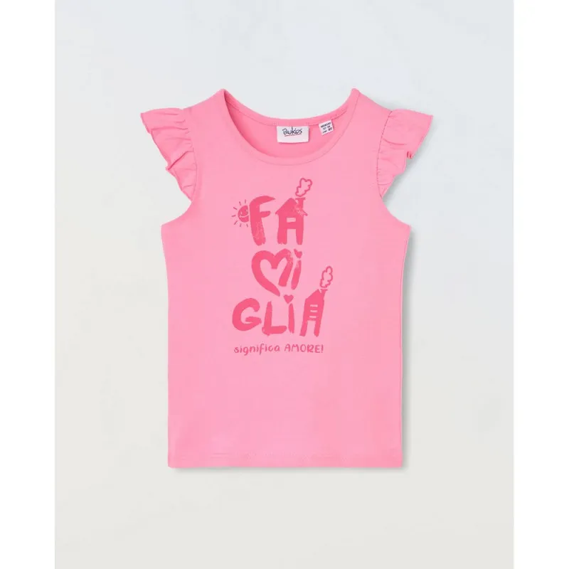 BLUKIDS MAJICA KRATAK RUKAV PINK