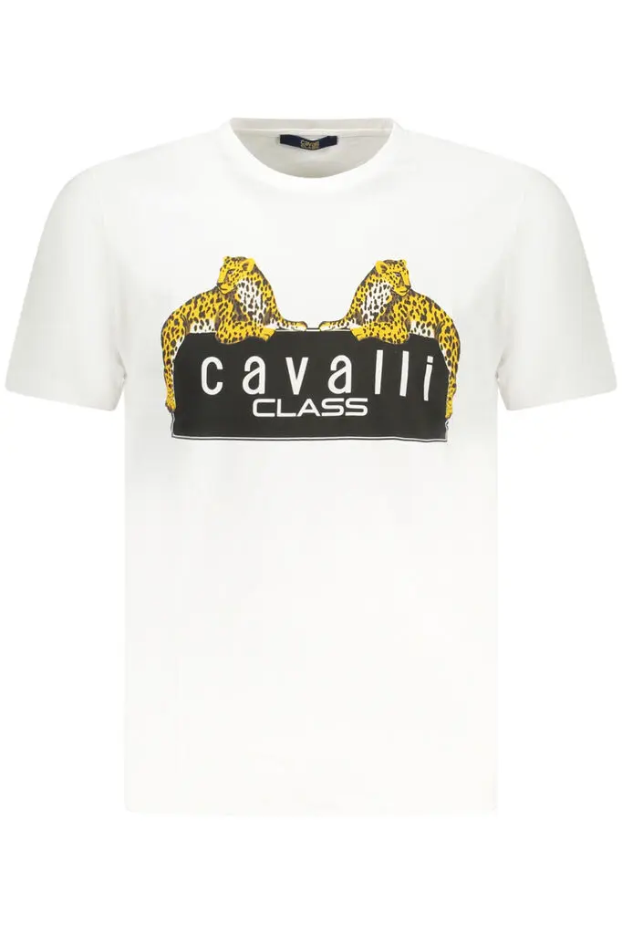 Cavalli Class Muška majica Txt60Njd060_Bi00533, Bela