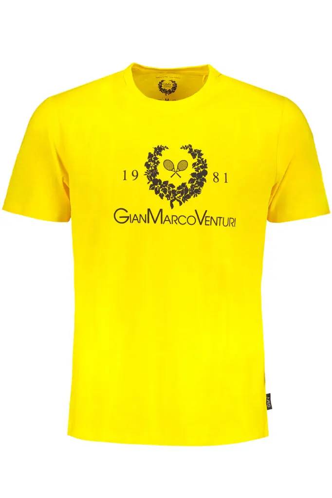 Gian Marco Venturi Muška majica Au01419Lino_Giyellow, Žuta