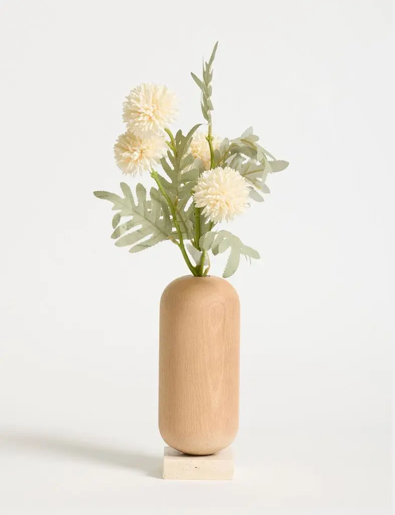 Aberto Design Vaza, 9x22.5x9 cm, Bež