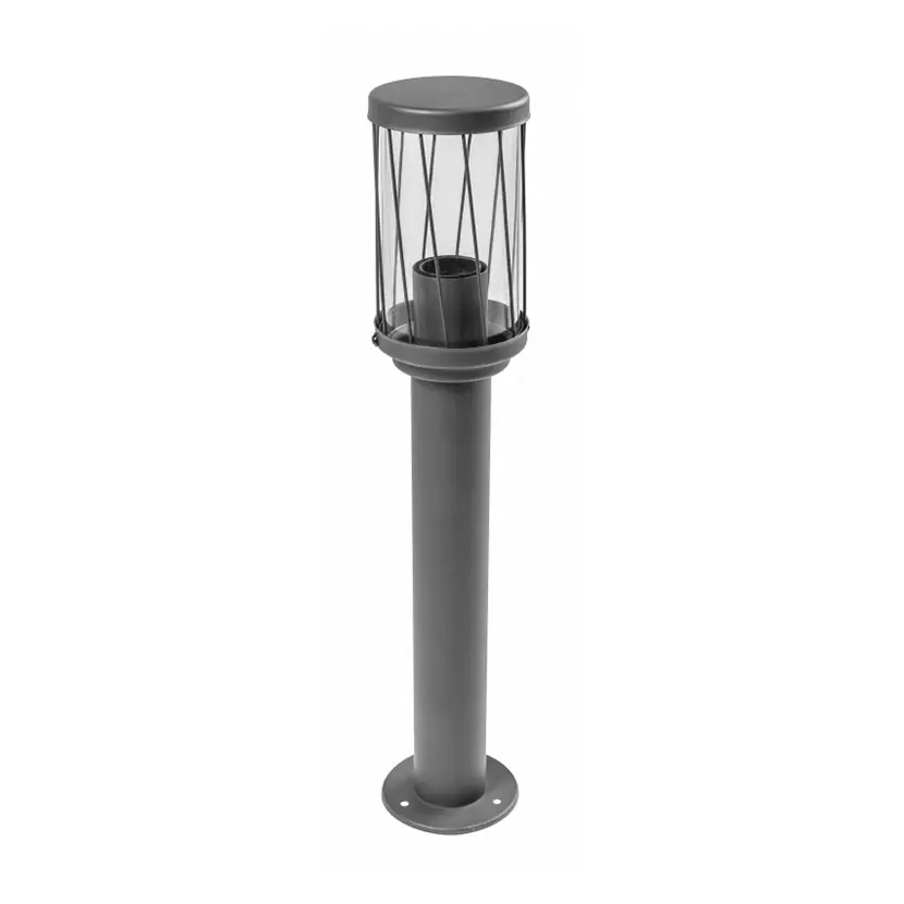 Dvorišna LED lampa KERTA-P 40, E27, IP44, Tamnosiva