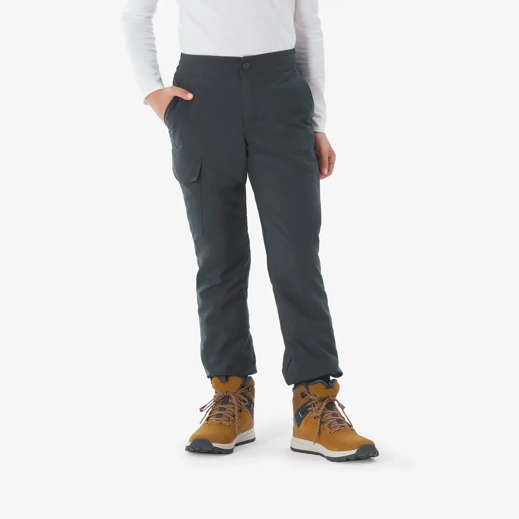 Dečije tople pantalone, 7-15 godina NH100 - sive