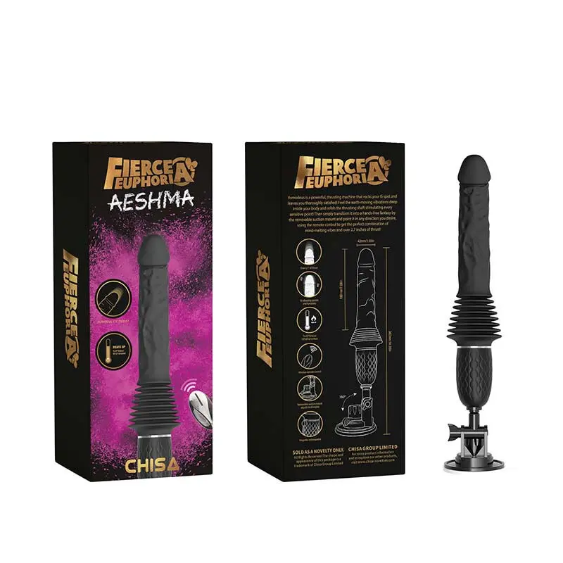 Vibrator sa pomeranjem Aeshma, 30cm, Crni