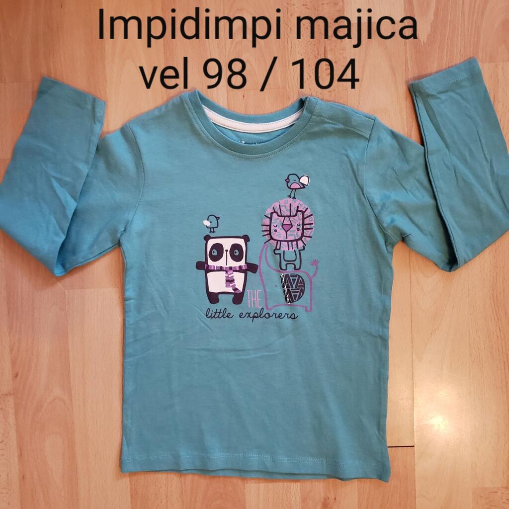 Nove 3 majice IMPIDIMPI vel 98/104. Cena je po komadu. Kupljene u