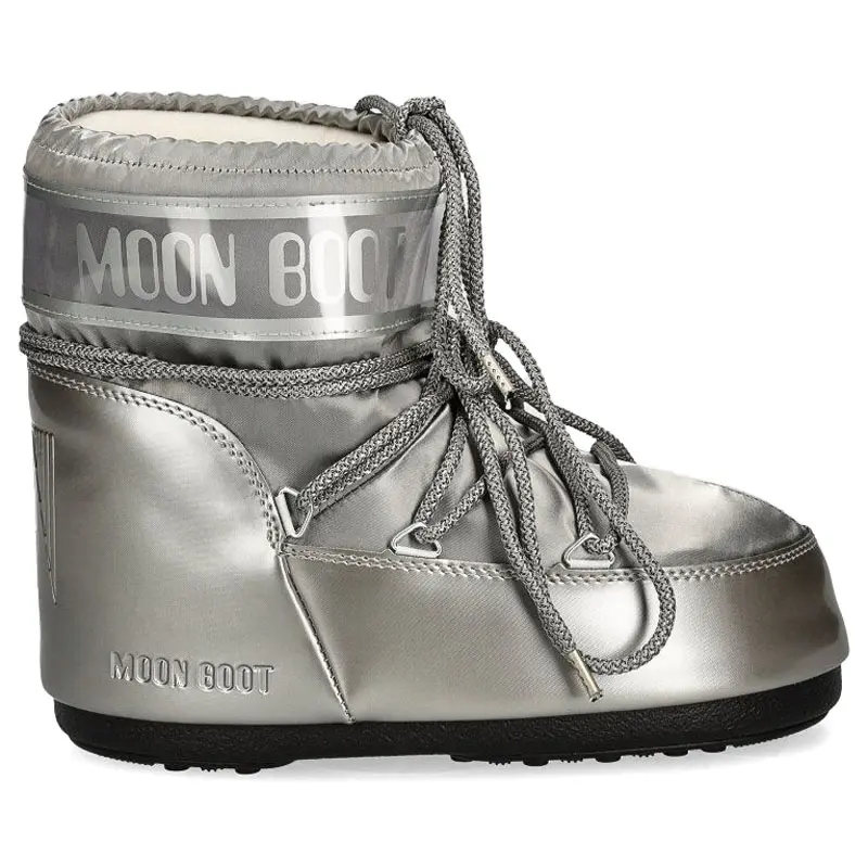 MOON BOOT Ženske ski čizme MB Icon Low Glance, Srebrne boje
