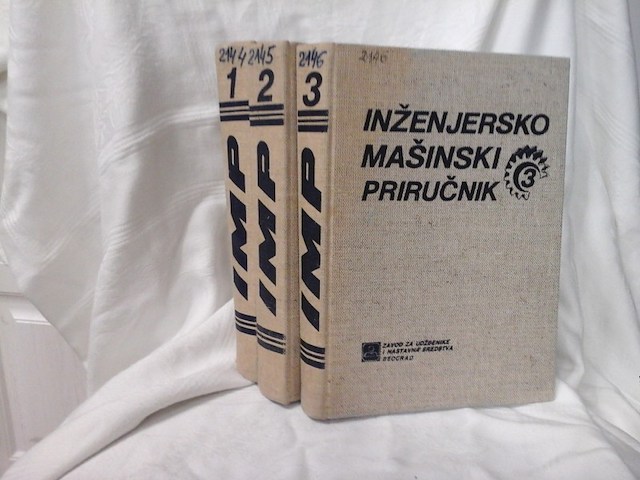 Inženjersko mašinski priručnik 1 - 3 komplet .