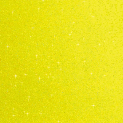 Plain Glitter Ukrasni papir 1,5m , Neon Yellow, Žuti