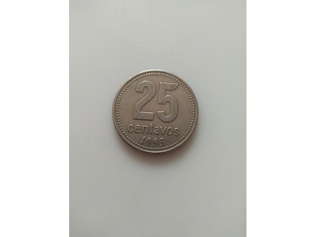 25 centi Argentina, 1993.