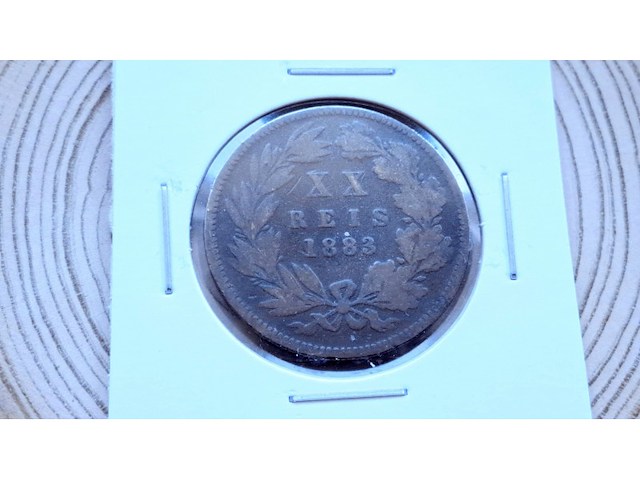 PORTUGAL XX REIS 1883 GODINA
