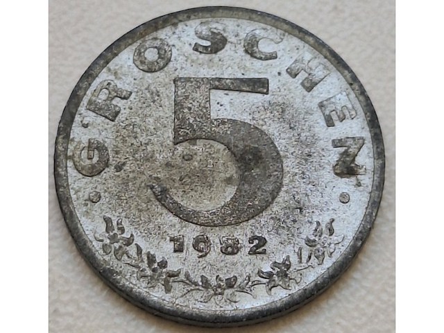 5 Groša 1982 Austrija