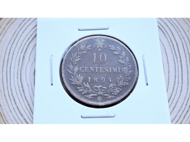 ITALIA 10 CENTESIMI 1894 GODINA