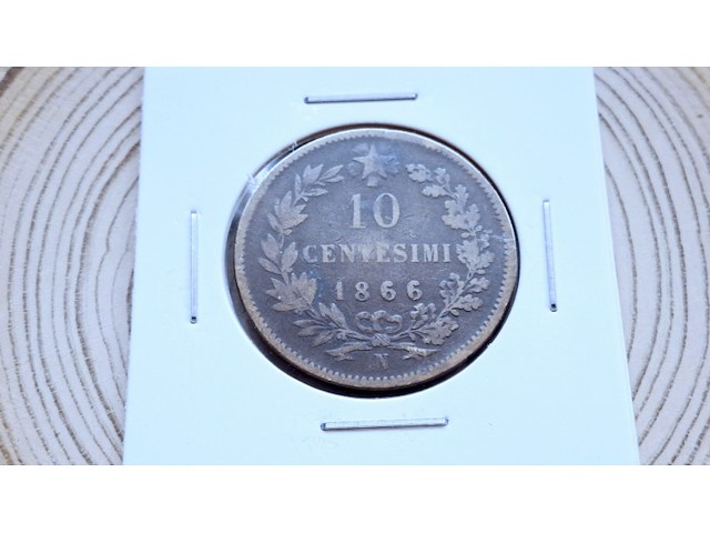 ITALIA 10 CENTESIMI 1866 GODINA