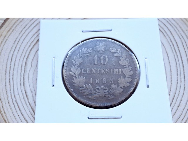 ITALIA 10 CENTESIMI 1863 GODINA