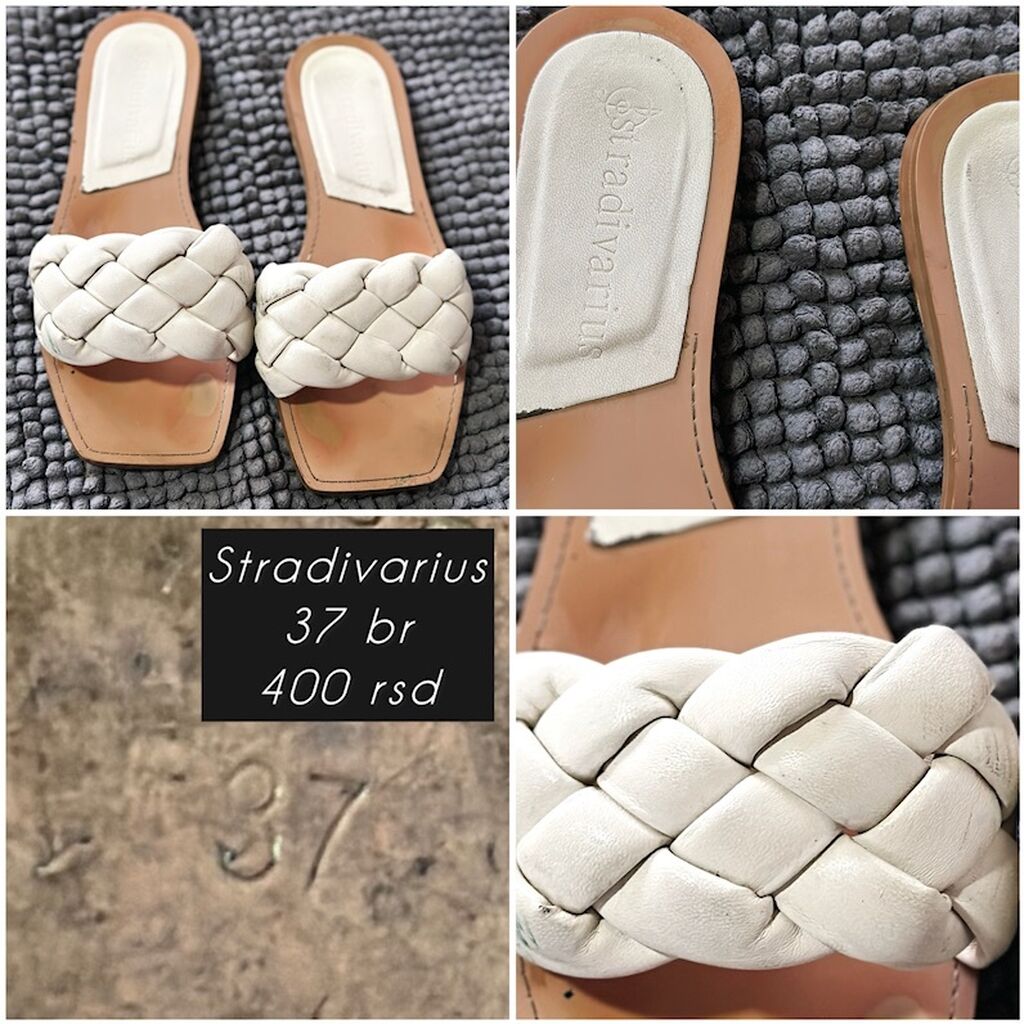 Modne papuče, Stradivarius, 37