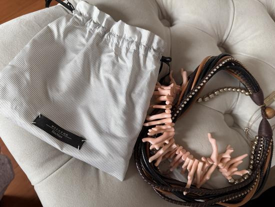 Max Mara ogrlica / koža / nova