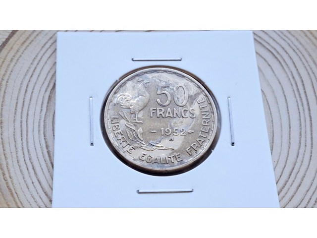 FRANCUSKA 50 FRANCS 1952 GODINA KOVNICA B