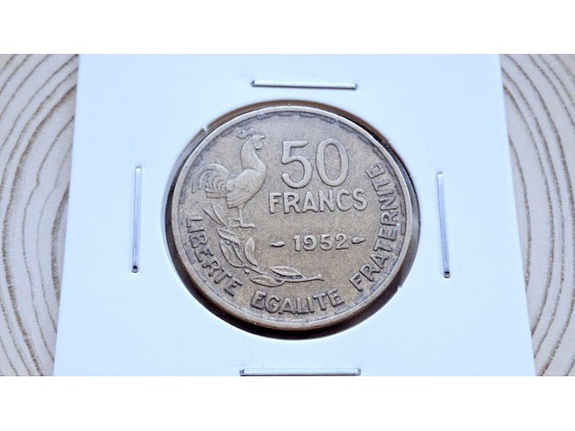 FRANCUSKA 50 FRANCS 1952 GODINA