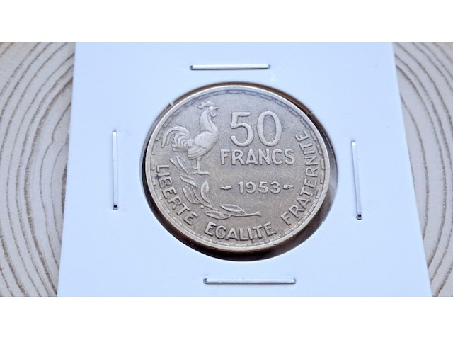 FRANCUSKA 50 FRANCS 1953 GODINA
