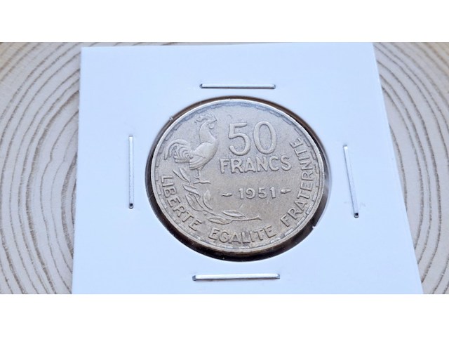FRANCUSKA 50 FRANCS 1951 GODINA