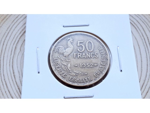 FRANCUSKA 50 FRANCS 1952 GODINA
