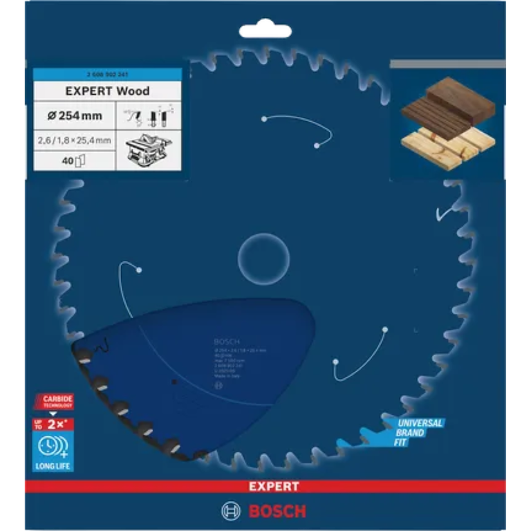 Bosch – EXPERT List kružne testere za drvo 254×25.4×2.6/1.8x40T – 2608902241