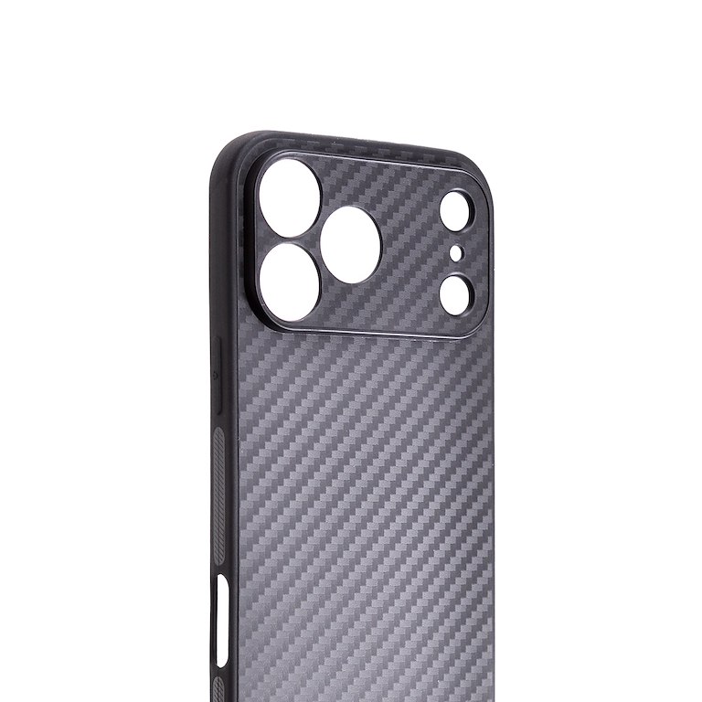 TPU maska CARBON 0.3mm za iPhone 17 Pro MAX 2025 (6.9") crna