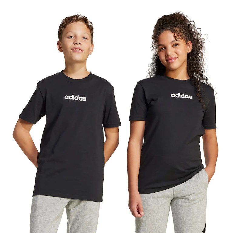 Adidas Dečija majica J Lin Tee 160, JC9748, Crna