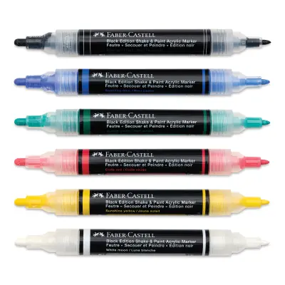 Faber-Castell Flomaster Shake and Paint, 6 komada, Classic