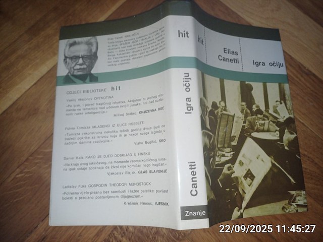 ELIAS CANETTI, IGRA OČIJU