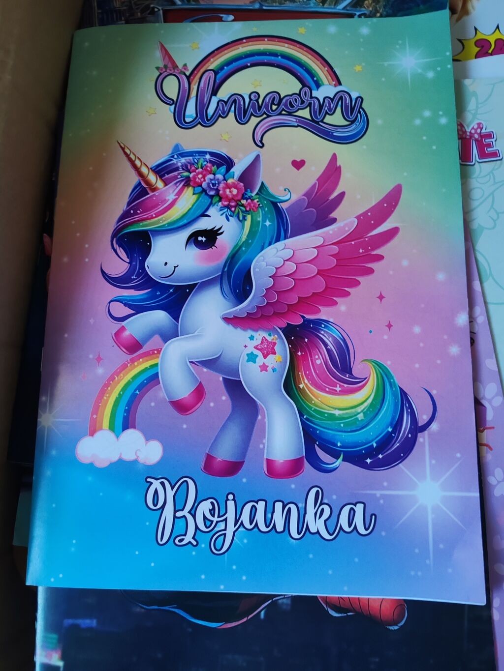 Bojanke za decu – razni motivi - Unicorn Bojanka: nežni pastelni