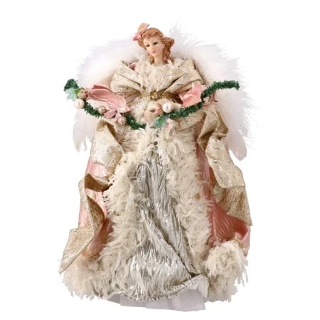 Festa angel 10 novogodišnja dekoracija vila zlatna 40cm ( 750065 )