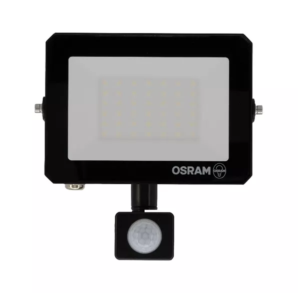 LED reflektor 30W SENZOR 4000K 2700lm, crna IP65 LUX Osram