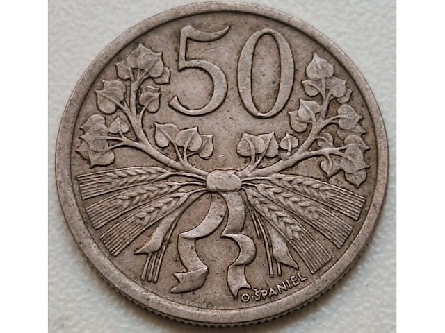 50 Helera 1921 Čehoslovačka