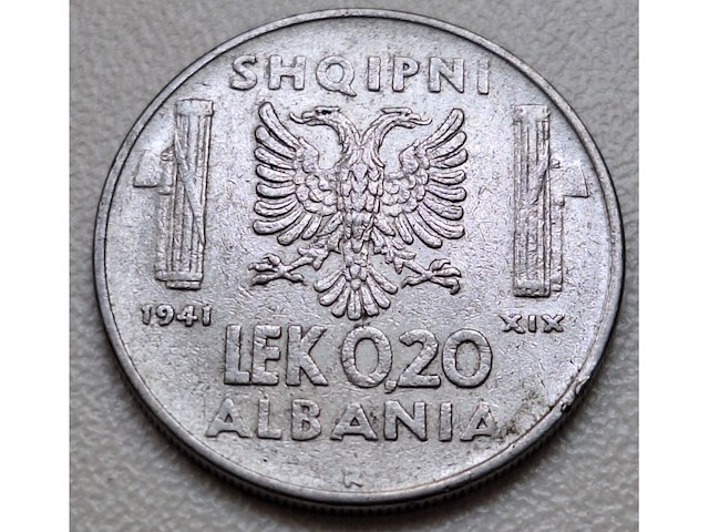 0.20 Leka 1941 Albanija