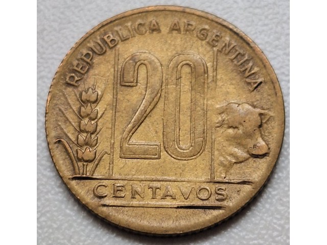 20 Centavos 1948 Argentina