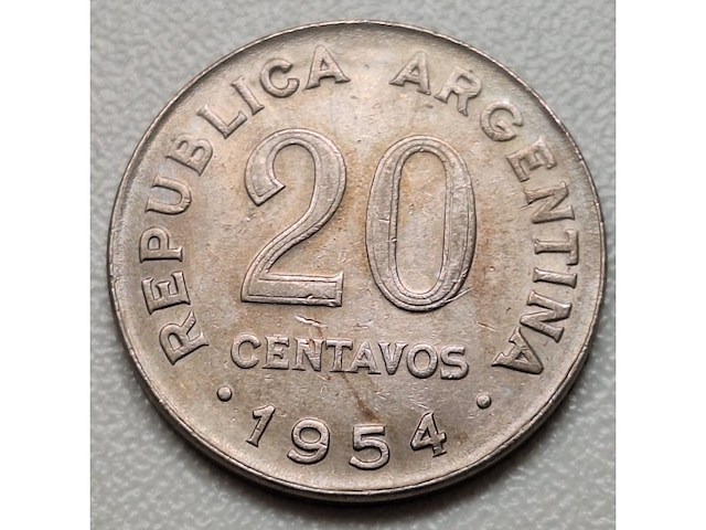 20 Centavos 1954 Argentina