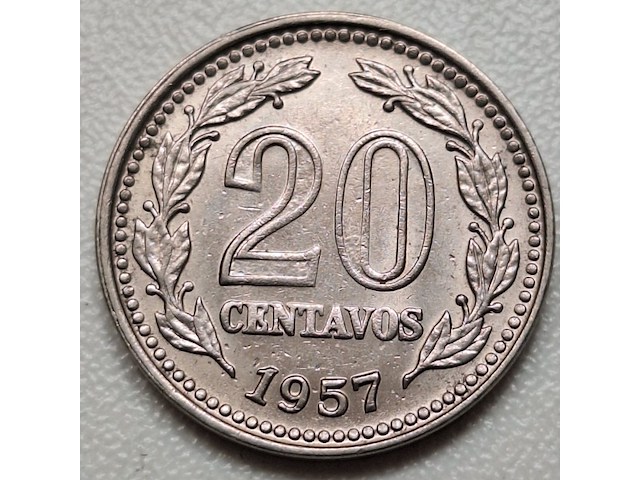 20 Centavos 1957 Argentina