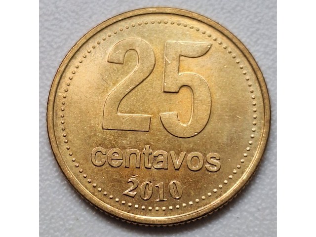 25 Centavos 2010 Argentina