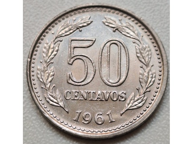50 Centavos 1961 Argentina