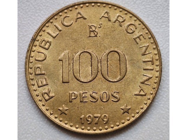 100 Pesosa 1979 Argentina